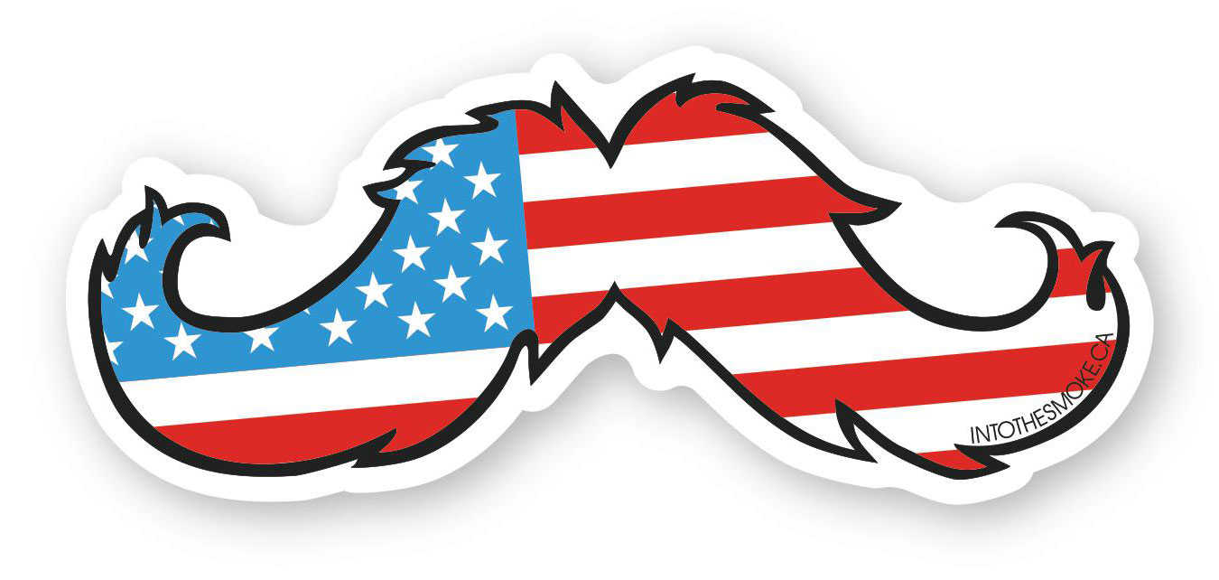 Moustache Decal - INTO THE SMOKE